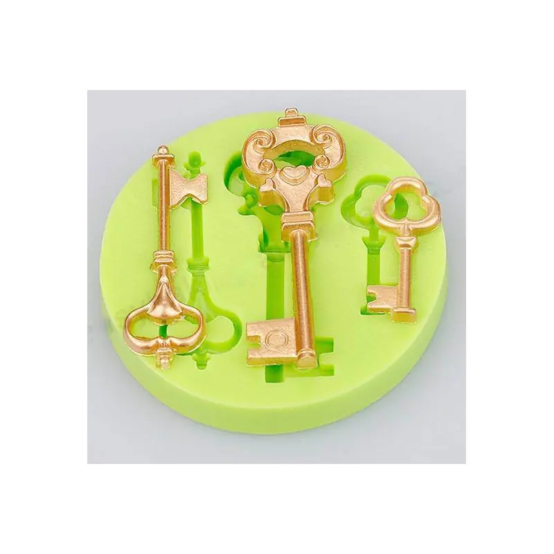 3D Door Keys Silicone Mold - Planète Gateau