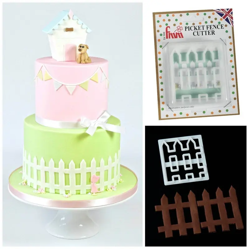 FMM Wooden Fence, Enclosure and Palisade Cookie Cutter - Planète Gateau