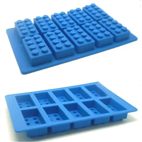 LEGO silicone mold - Planète Gateau