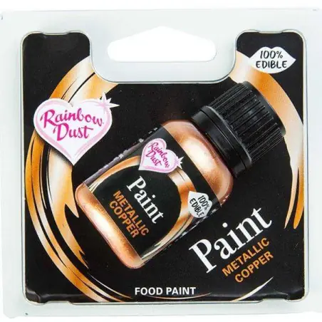 Rainbow Dust COPPER Metallic Food Paint - Planète Gateau