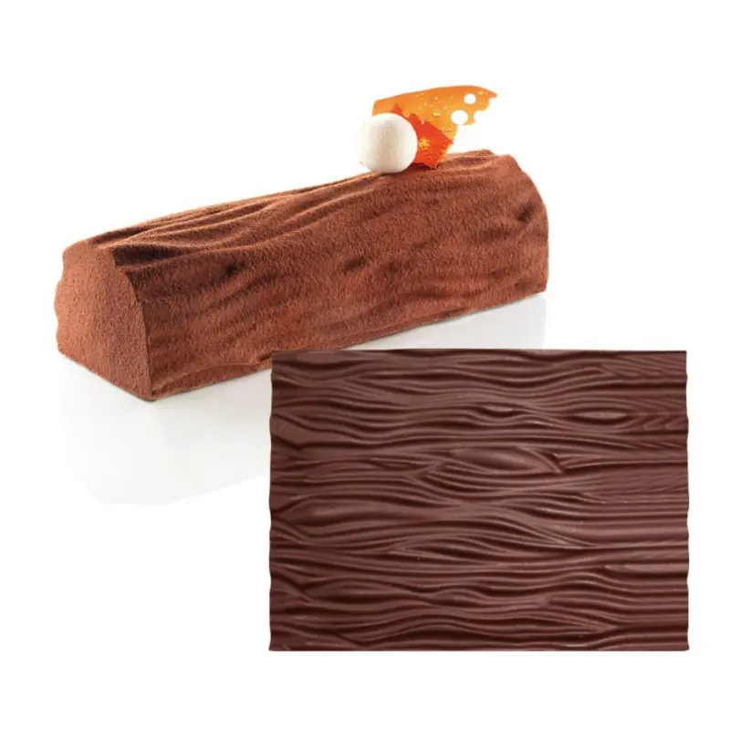 Tree bark pattern impression mat - Planète Gateau