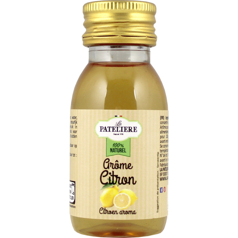 Arôme citron 100 % naturel 60 ml 🧁 Planète Gateau