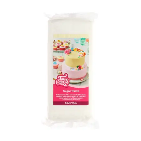 FUNCAKES WHITE Sugar Paste 1KG - Planète Gateau