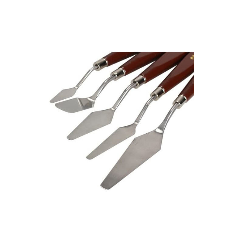Spatules artistiques pour décoration x5 modèles - Planète Gateau