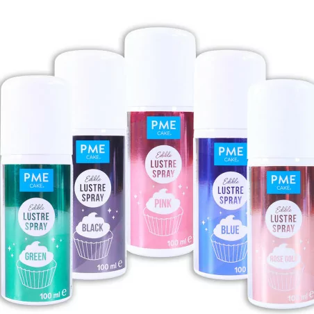 PME Edible Coloring Lustre Spray 100ml - Planète Gateau