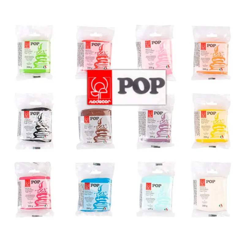 Pâte à sucre POP Modecor 250 g - Planète Gateau