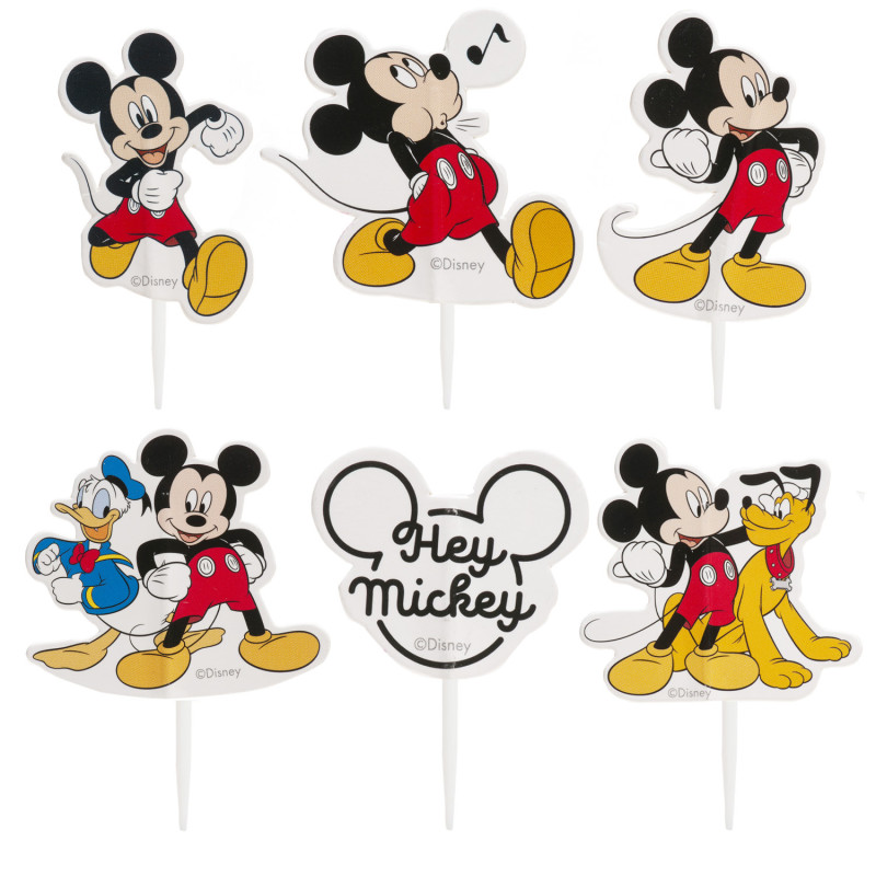 Cake toppers Mickey Mouse x30 🧁 Planète Gateau