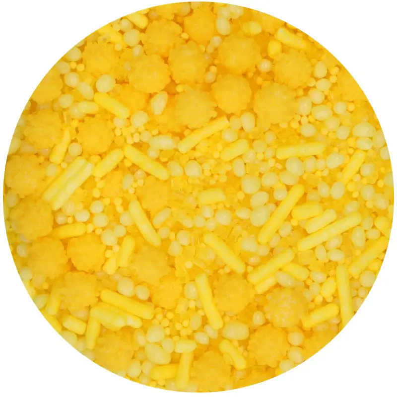 Funcakes Yellow Sprinkles Medley 70g - Planète Gateau