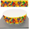 Contour de Gâteau en sucre briques de LEGO - Planète Gateau