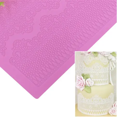 Tapis dentelle frise royale - Planète Gateau