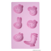 Peppa Pig and friends silicone mold x6 🧁 Planète Gateau
