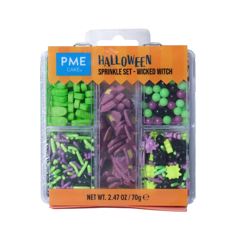 Halloween witch sprinkles set 🧁 Planète Gateau