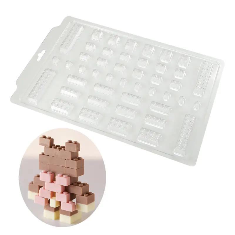 LEGO chocolate mold all sizes 37 cavities - Planète Gateau