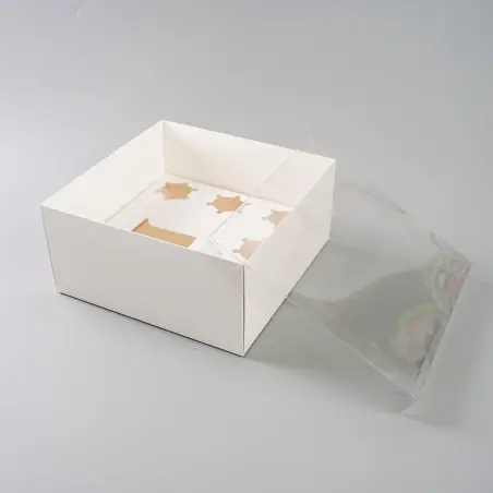 Boite Bento cakes et cupcakes 25cm x 13 cm de hauteur - Planète Gateau