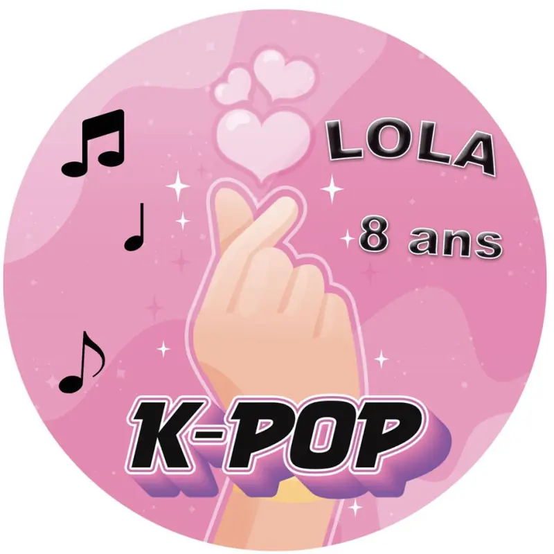 Custom KPOP Edible Print - Planète Gateau