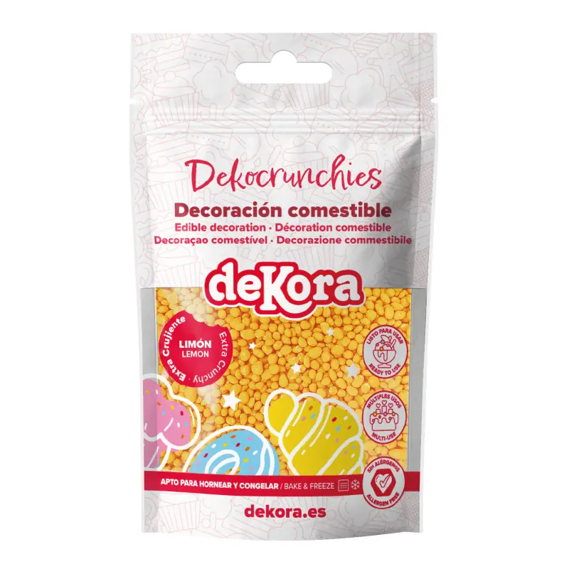 Crunchy Pearls Lemon Flavor 100g - Planète Gateau