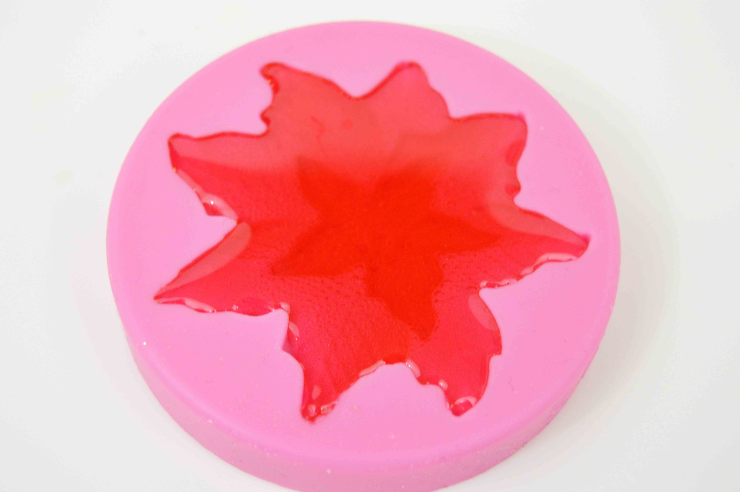 Rose de Noël Poinsettia en isomalt 😍 PLANETE GATEAU BLOG