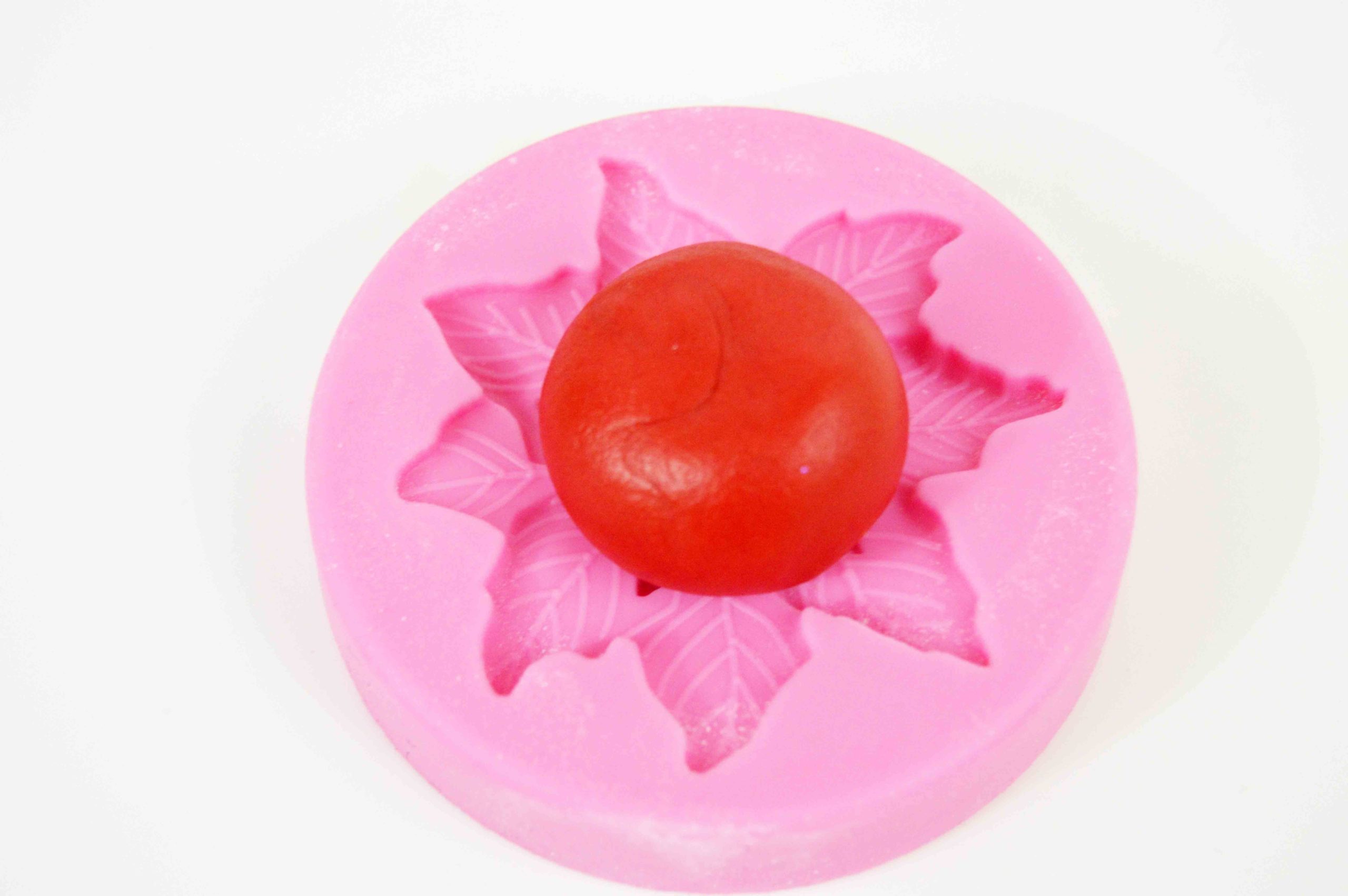 Rose de Noël Poinsettia en isomalt 😍 PLANETE GATEAU BLOG